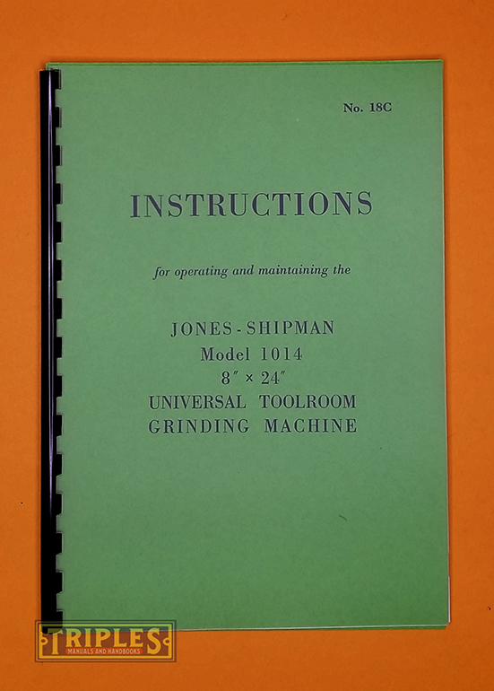 Jones and Shipman Model 1014 8"x24" Universal Toolroom Grinding Machine ...