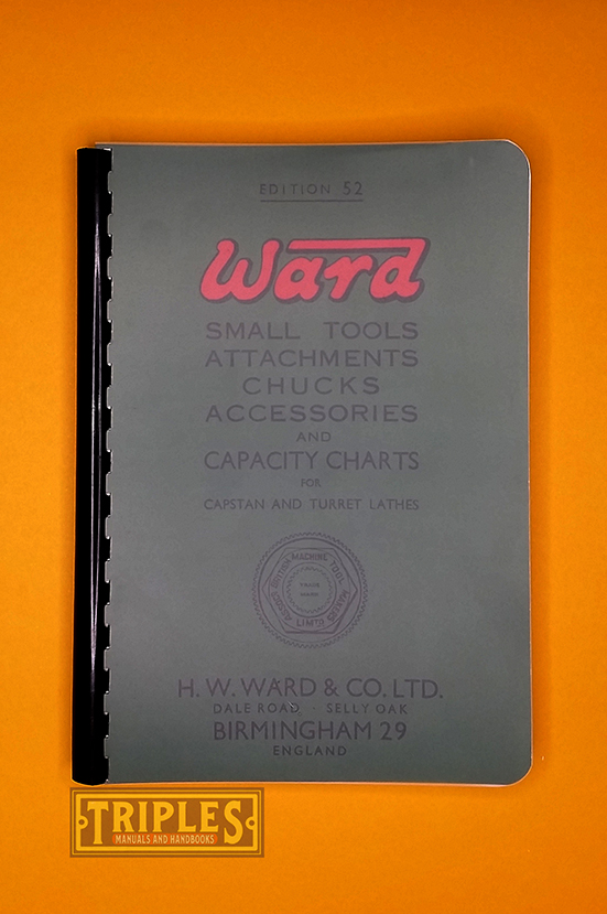 Ward Small Tools, Attachments, Chucks, Accessories and Capacity Charts ...